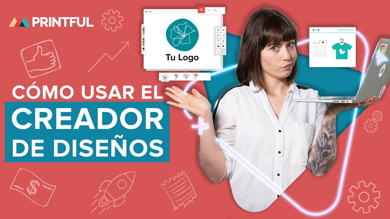 Tutorial del Creador de diseños de Printful: app para diseñar ropa ...