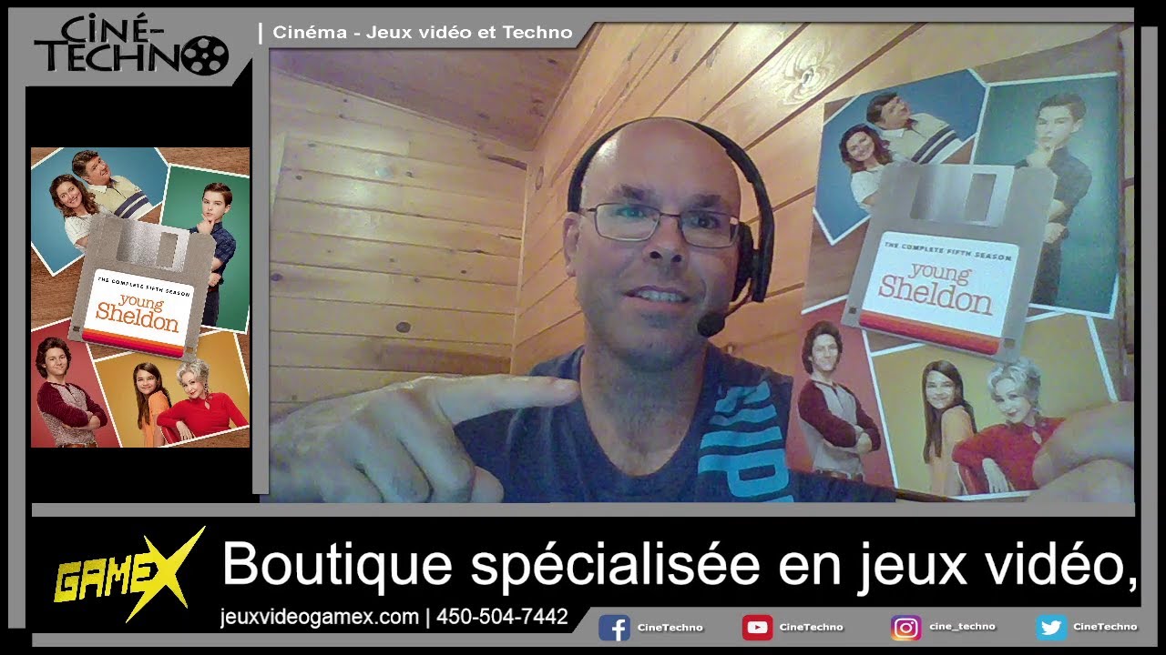 Présentation (unboxing) du coffret Young Sheldon: The Complete Fifth Season en DVD - YouTube