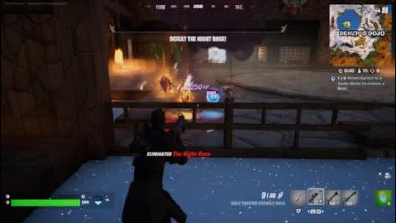 Fortnite Night Rose's Veiled Precision SMG Is Op - YouTube