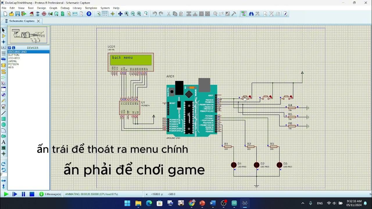 [ Đồ án lập trình nhúng ] Nhóm Vĩ Đại - Chạy code trên mạch arduino uno ...
