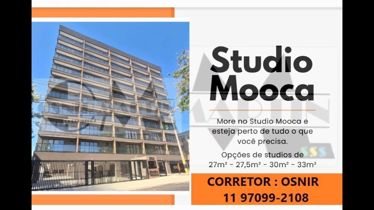Studio Mooca à venda - rua Marcial, 202 - 27m² e 33m² - YouTube