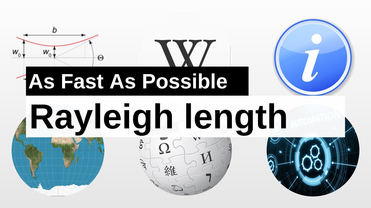Rayleigh length As Fast As Possible - YouTube