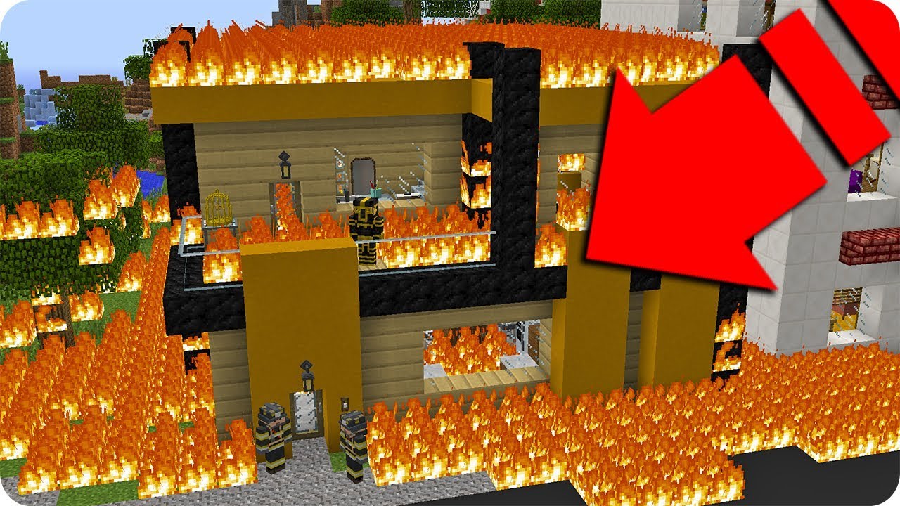 La Casa De Massi Se Prende Fuego En Minecraft π± Youtube