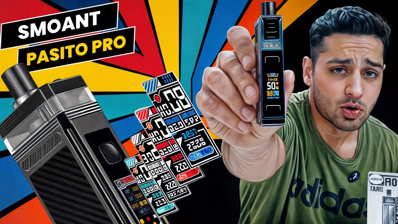 Smoant Pasito Pro - Back To The Time - Design For Drip Tip Lover's ...