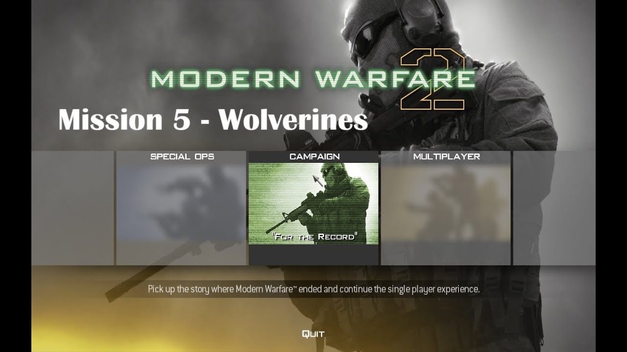 Call of Duty: Modern Warfare 2 (Campaign) | Mission 5 - Wolverines ...