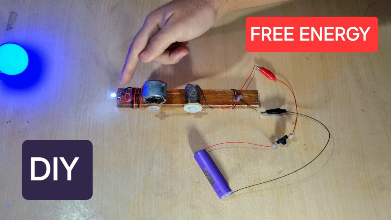 Free electricity generation with a small engine | DIY PROJECT - YouTube