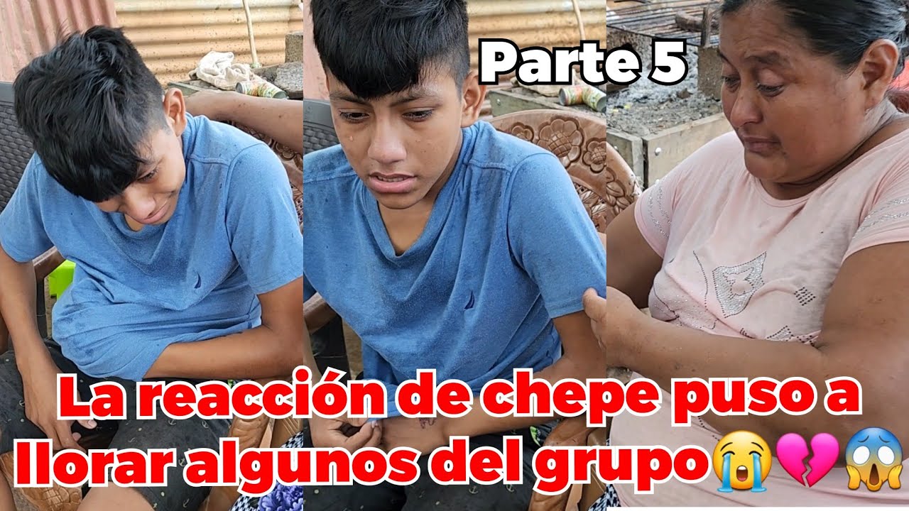 5🔴Todo el Grupo se puso a llorar😭😱Al ver la reacción de Chepito💔😭No ...