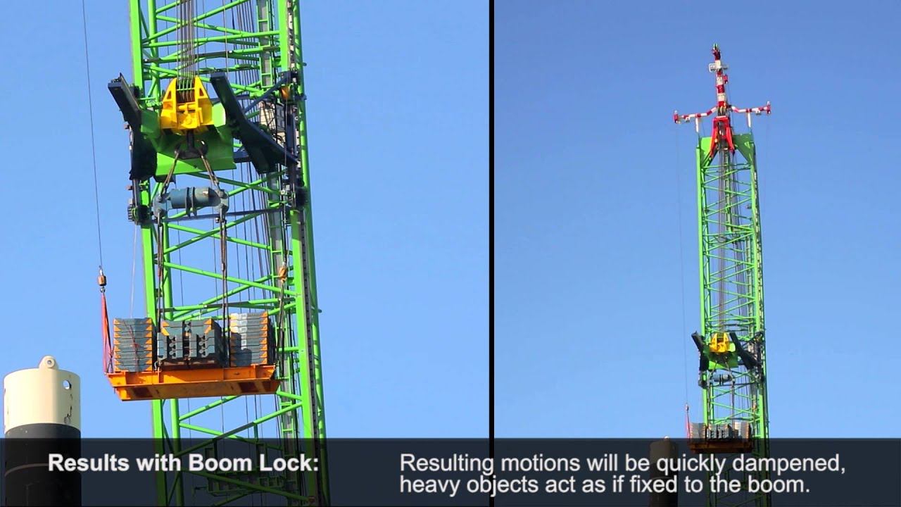 Test of Boom Lock System from High Wind - YouTube