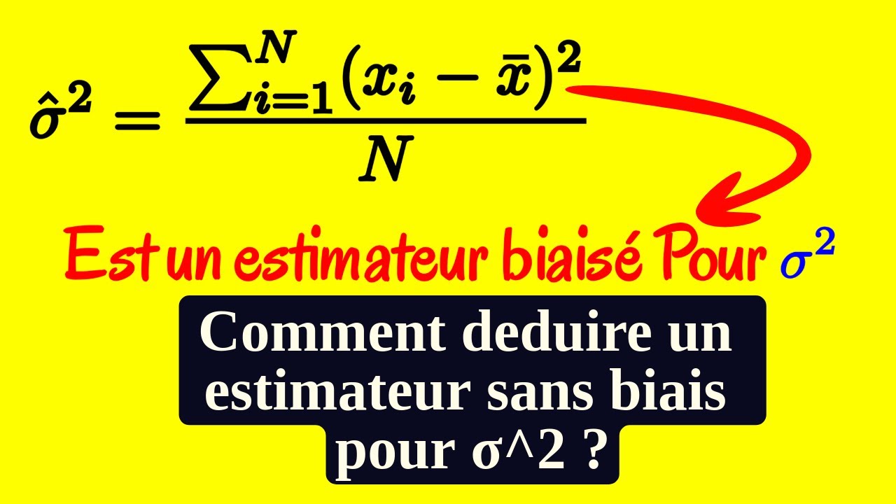 Comment trouver un estimateur sans biais pour sigma^2 d'une loi normale ...