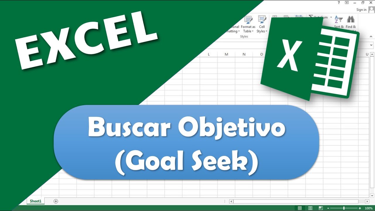 Excel: Buscar Objetivo (Goal Seek) con ejemplo de Monto a interés ...