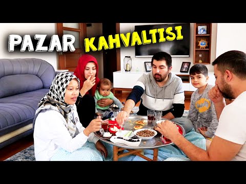 ABLAMLARIN EVİNDE PAZAR KAHVALTISI YAPTIK!!! DAYIMA EDİZ SÜRPRİZİ!