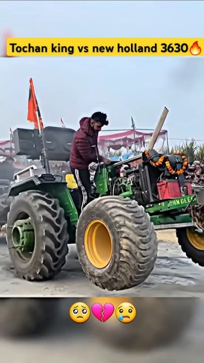 Nishu deshwal john deere vs new holland tochan😈🔥 #tochanking #tractor #tochan #shorts # ...