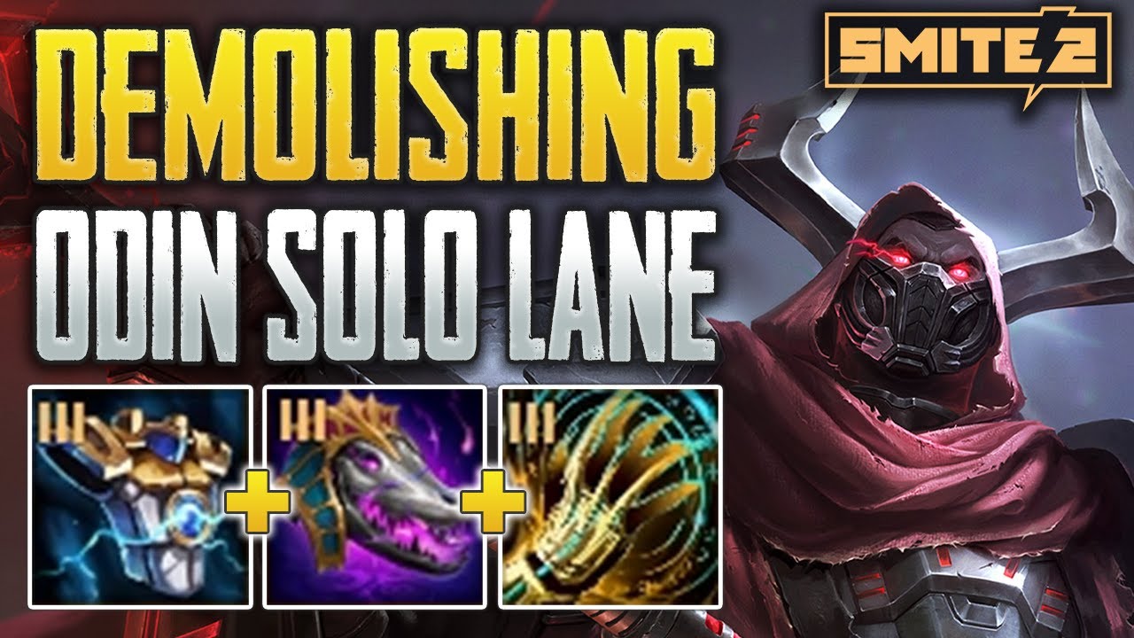 DEMOLISHING WITH HYBRID ODIN! Odin Solo Gameplay (SMITE 2 Alpha) - YouTube