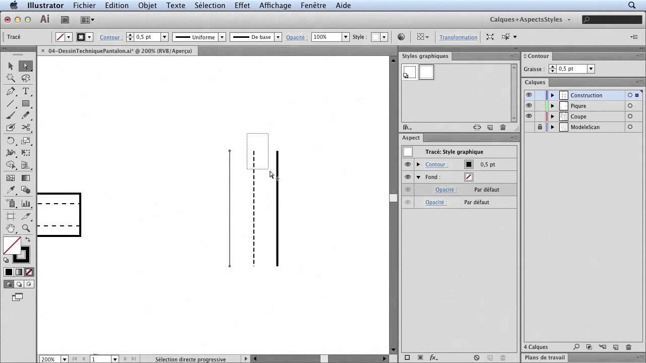 Adobe Illustrator CS6 : Styles graphiques sur un tracé - YouTube