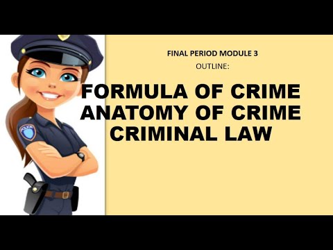 FORMULA OF CRIME module 3 final period - YouTube