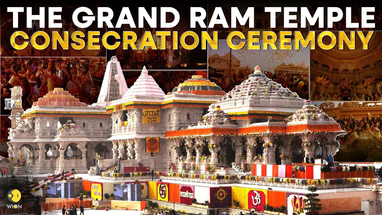 Ram Mandir LIVE: Ayodhya Ram Mandir Pran Pratishtha LIVE | Ram Mandir ...