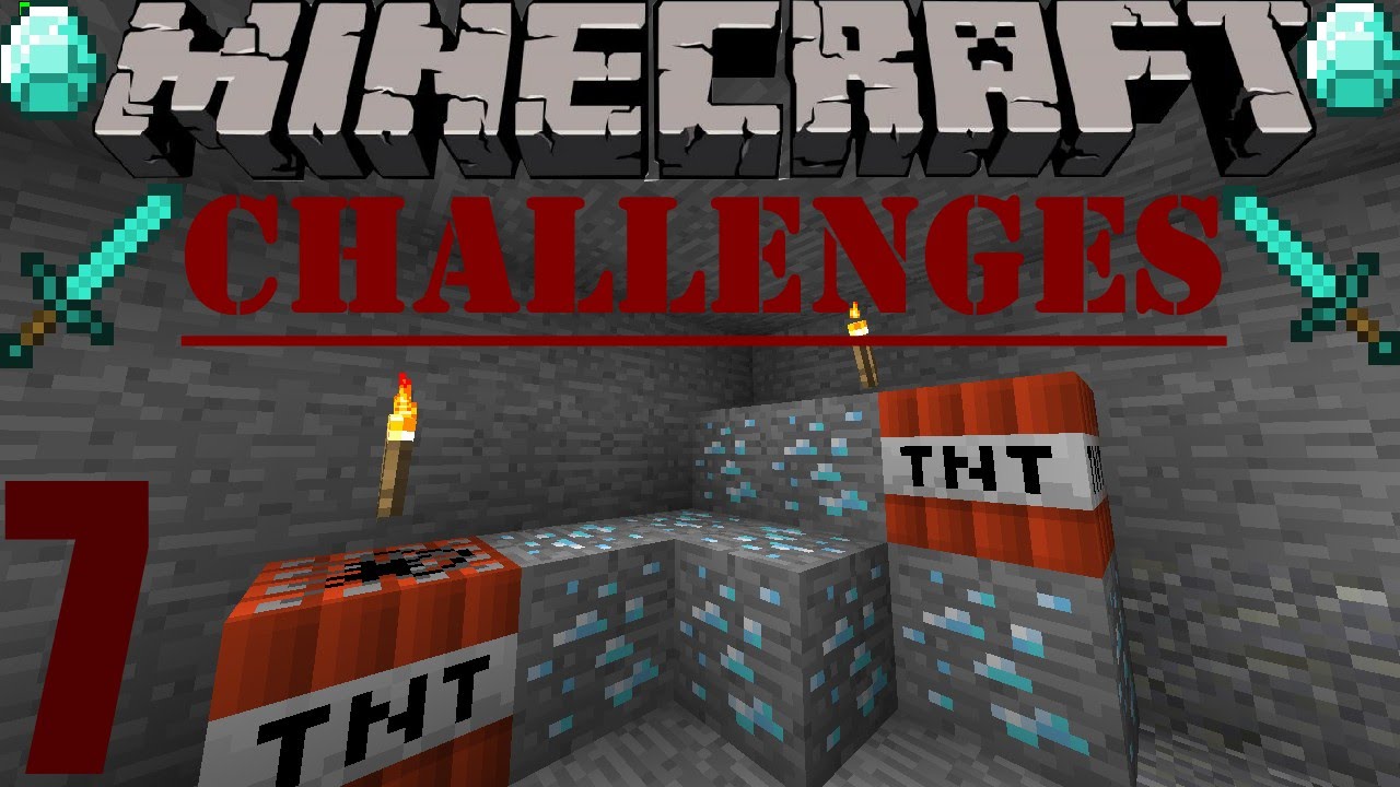 BLAST MINING CHALLENGE! - Minecraft Challenges Episode 7 - YouTube
