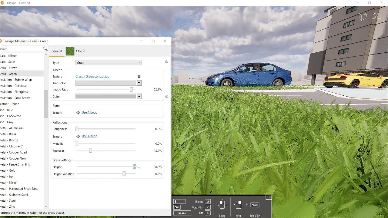 Setting Rumput Pada Enscape- Tutorial Archicad-Enscape - YouTube