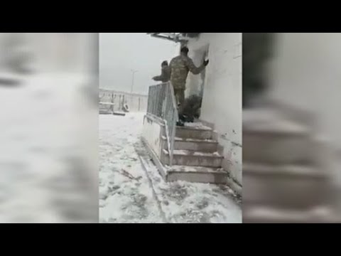 Esgerlerimiz Şuşa-da Qar sevinci