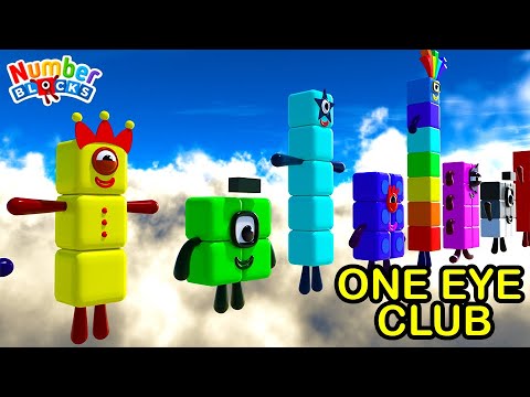 Numberblocks ONE EYE Club - YouTube