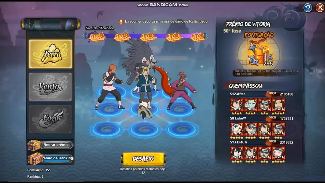 Teste dos 5 Elementos: Terra - 6 composições [Naruto Online] - YouTube