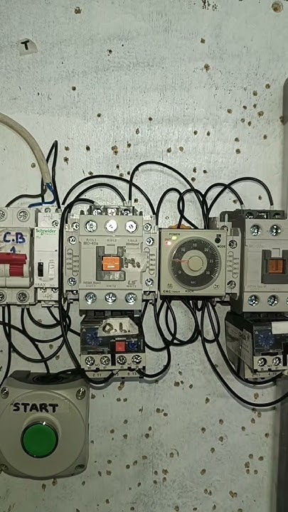 Two contactor alternate function using one multifunction timer H3CR #bernaztvvlog - YouTube