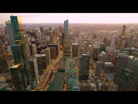Chicago Sunset - 4K Chicago Sunset