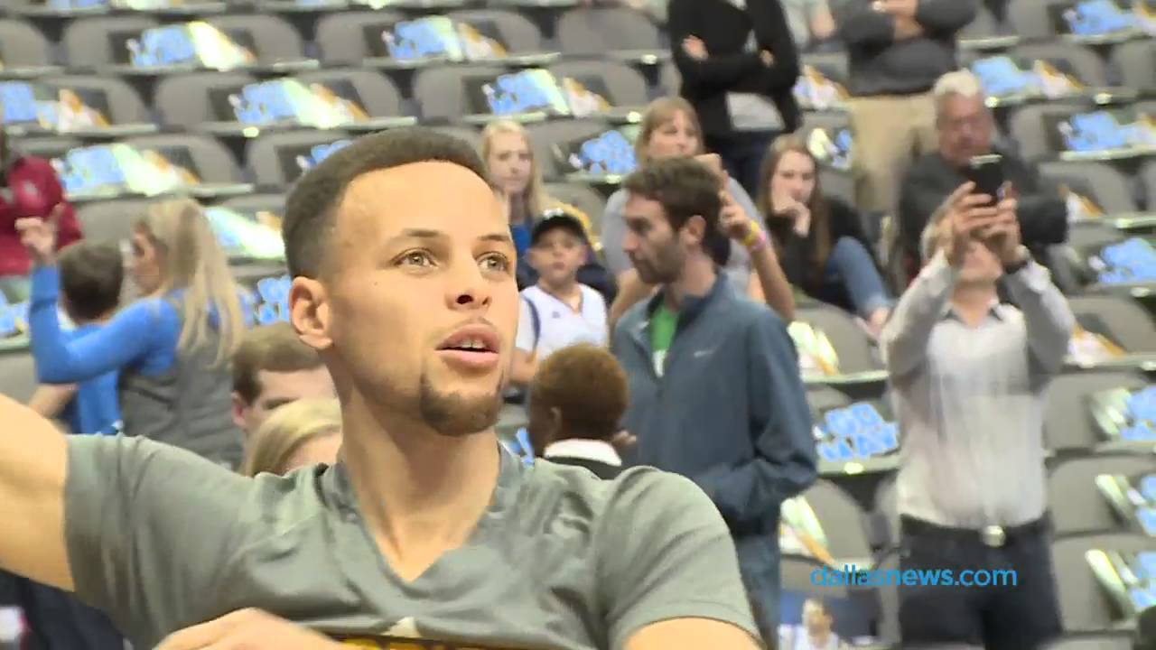 Watch Stephen Curry's pregame routine before Mavs/Golden State game ...