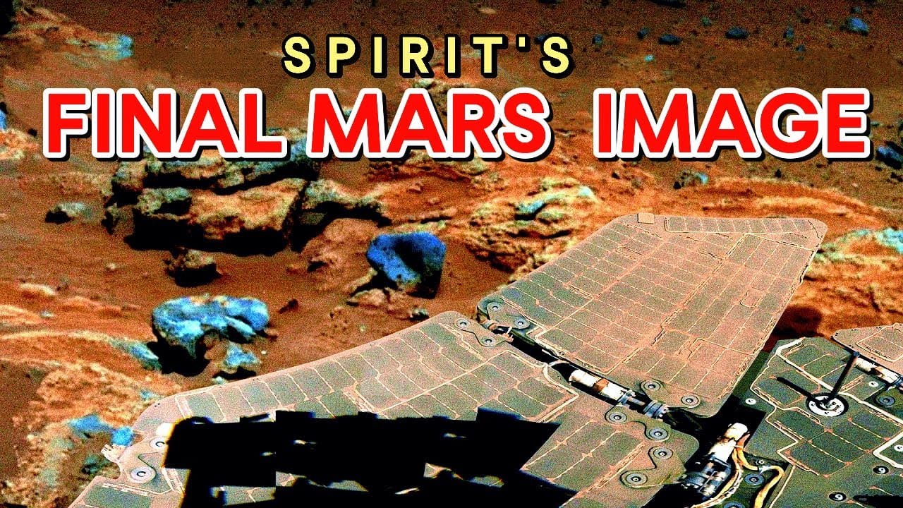 The Final Images We Will Ever Receive From NASA's Spirit on Mars - YouTube