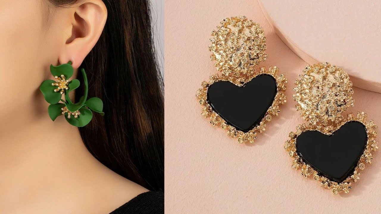 new style earrings 2024 / fashion earrings - YouTube
