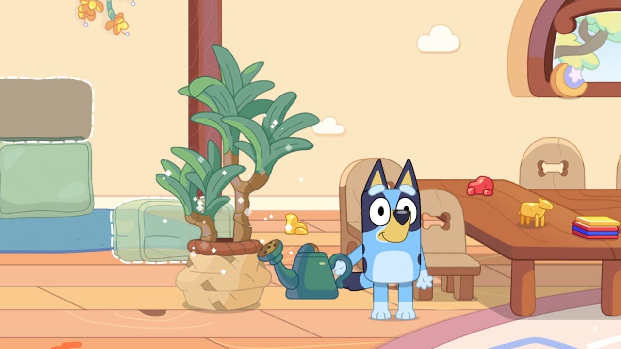 Bluey: indoor plants in classroom - YouTube