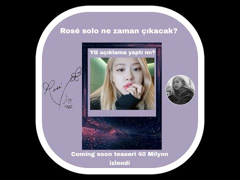Rose solo ne zaman çıkacak? YG açıklama yaptı mı?