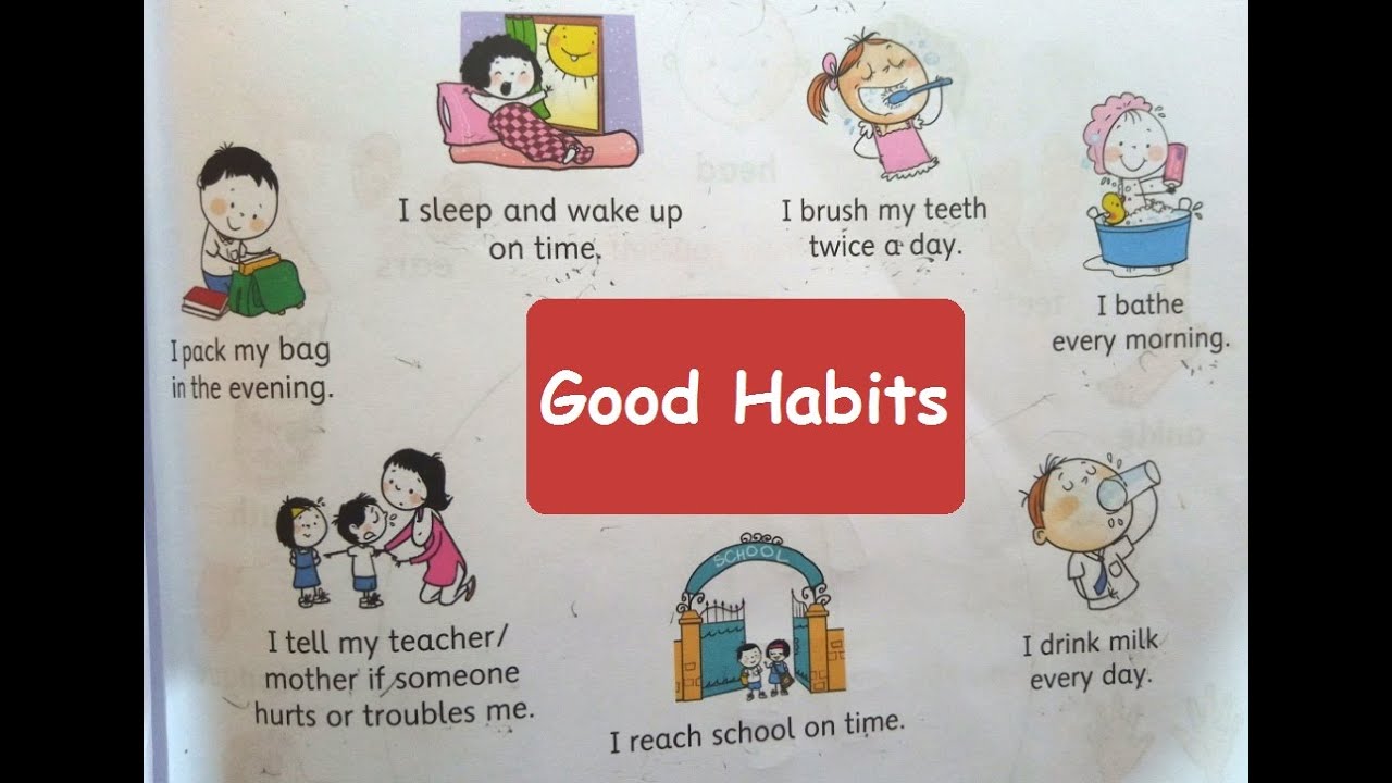 Good Habits For Children In School