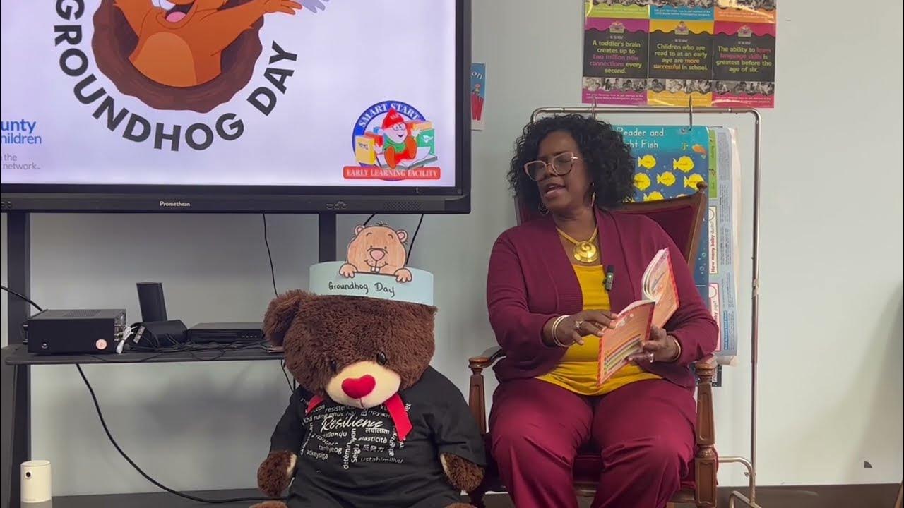 Storytime at the ELF: Fluffy Meets The Groundhog - YouTube