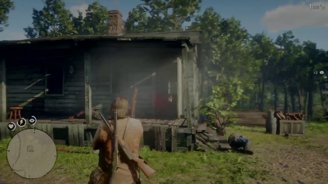 Red Dead Redemption 2 - Home Robbery with Sean (Lonnie's Shack) - YouTube