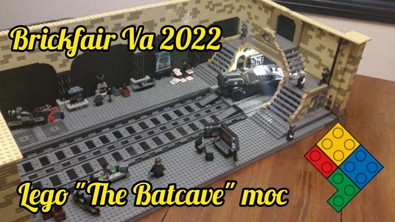 Lego "The Batman" Batcave moc. Brickfair Virginia!! 2022 - YouTube