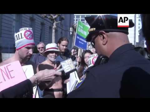 4 arrested for defying San Francisco's nudity ban