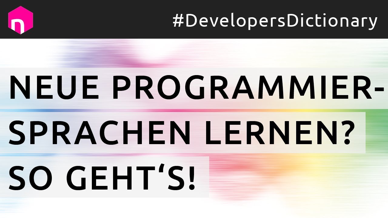 Neue Programmiersprachen lernen? So geht's! // deutsch - YouTube