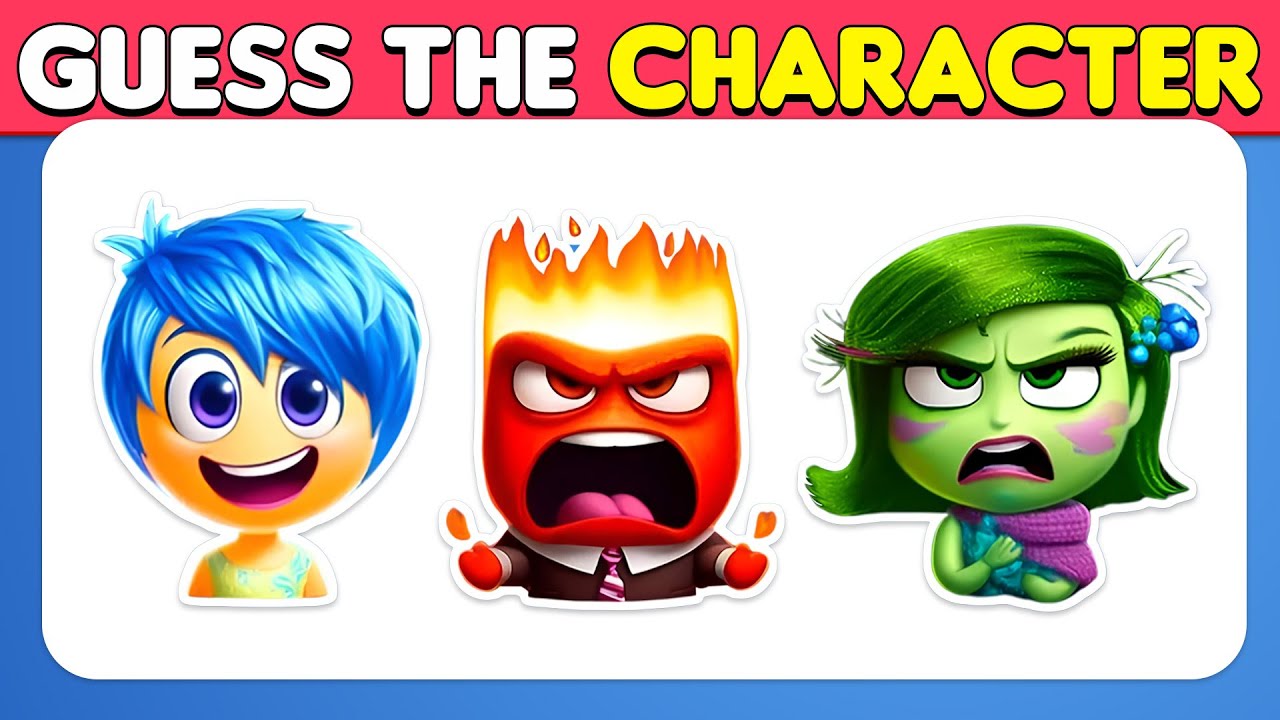 Guess The INSIDE OUT 2 Characters by Emoji 😡😂😳🤢 - YouTube