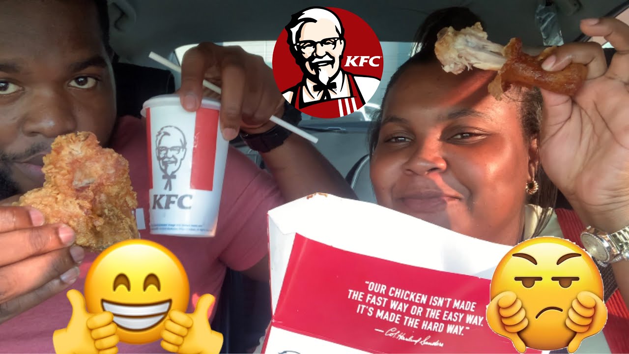 LETTING THE PERSON IN FRONT OF US DECIDE WHAT WE EAT ! OCHO RÍOS KFC ...