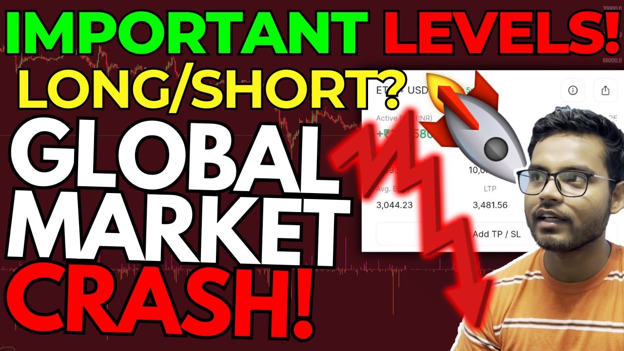 ⚠️crypto Important Levels⚠️ Bitcoin And Ethereum Long Short Trade