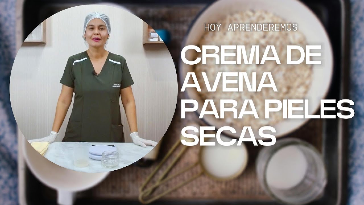 Crema de Avena Ideal para pieles Secas y agrietadas, receta facil y ...