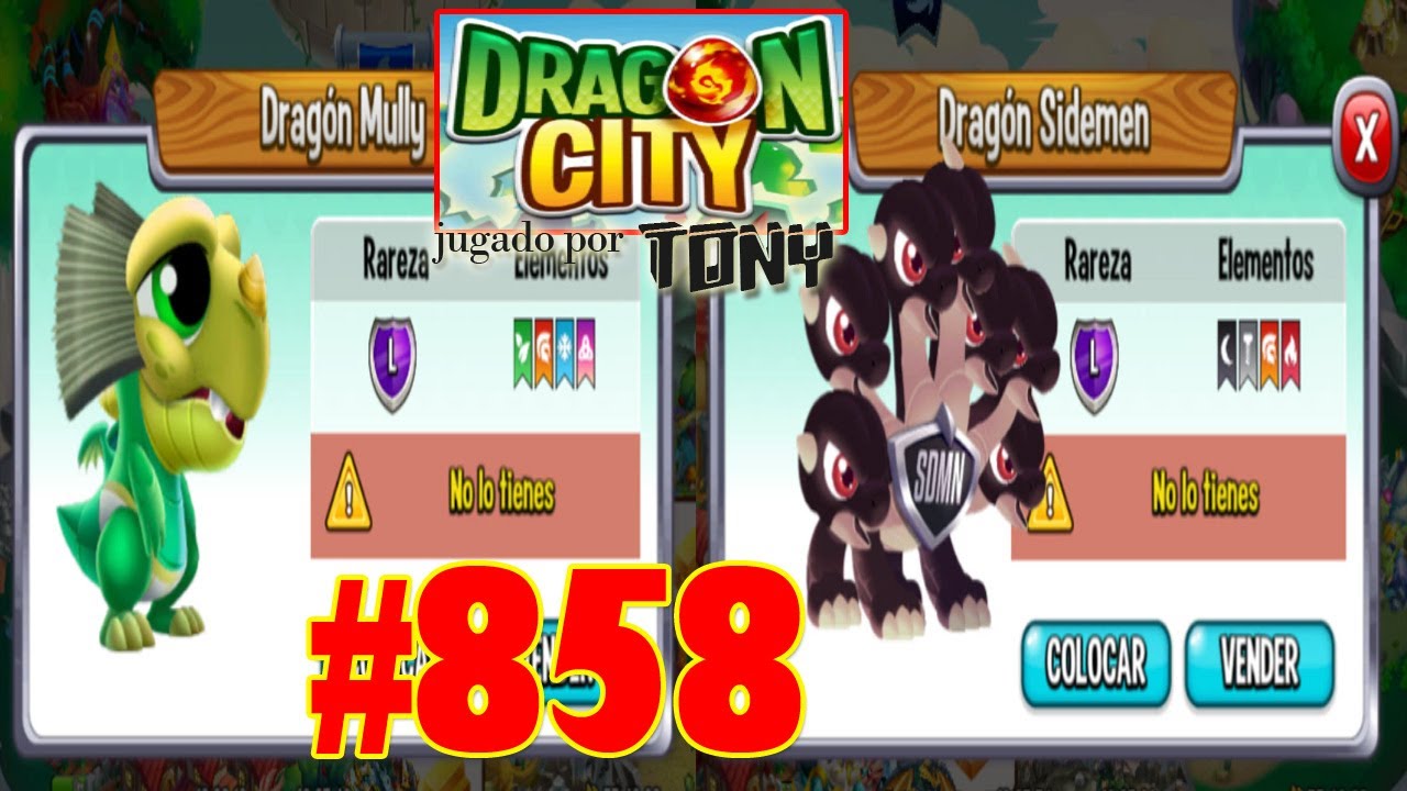 Dragon City "Capítulo 858 - El Dragón Mully y Dragón Sidemen" por Tony ...
