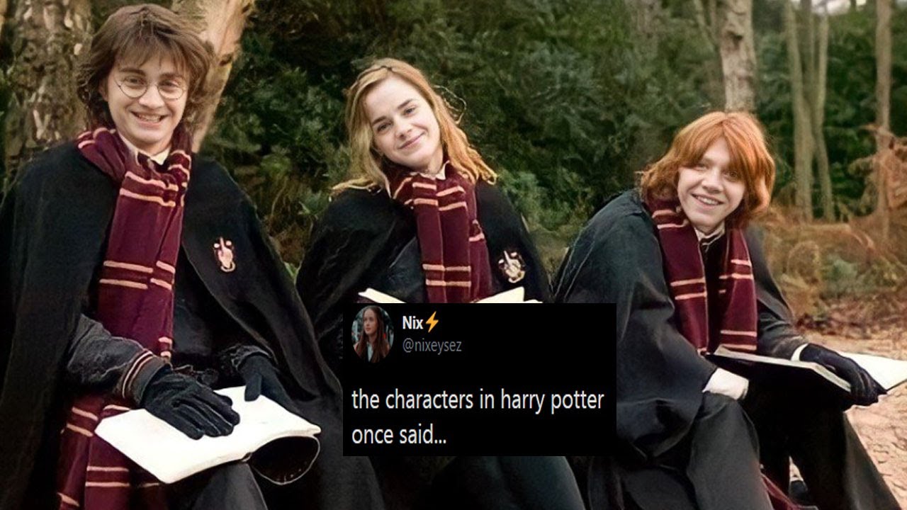 Harry Potter characters once said... (Türkçe alt yazı seçenekli!) - YouTube