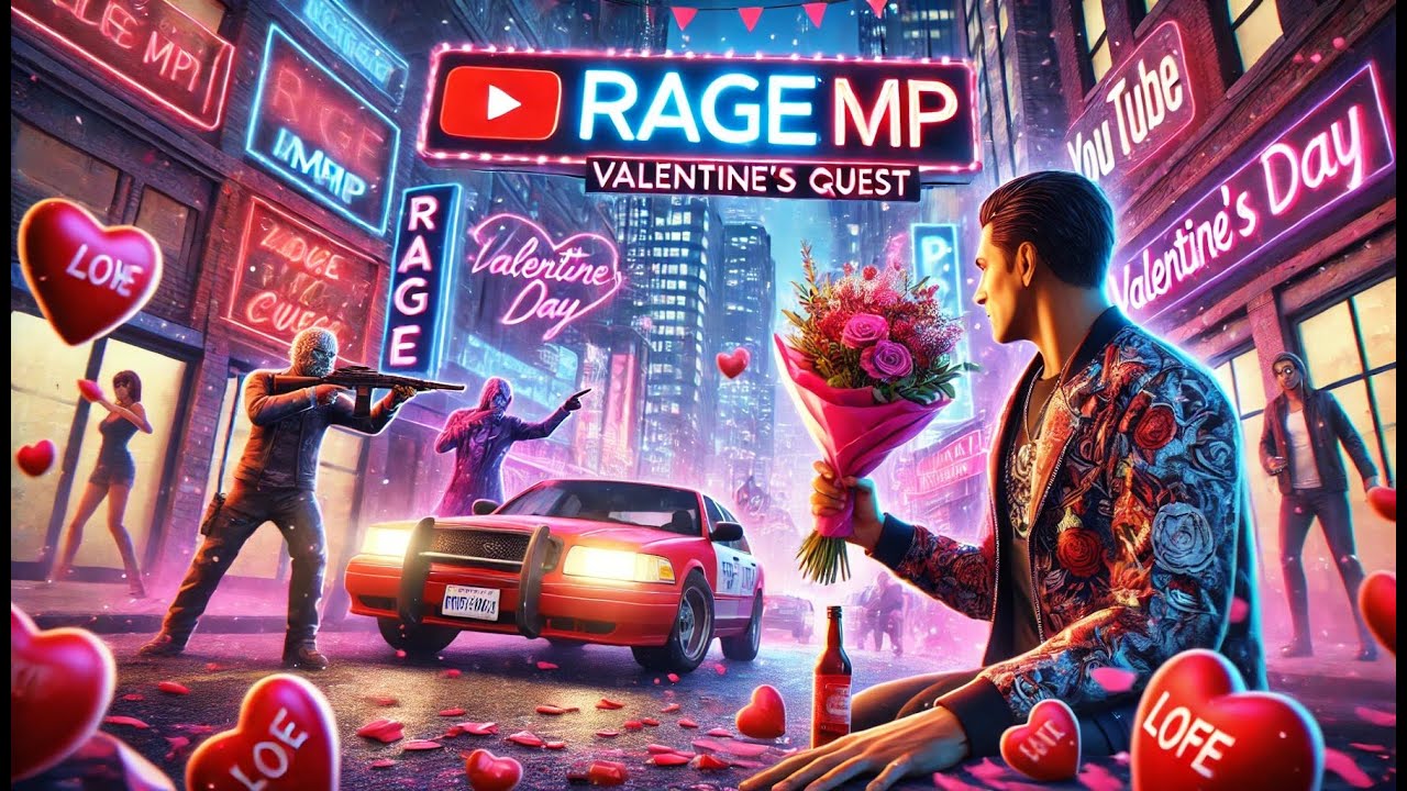 Livrez Dragoste în GTA 5?! 😂 Valentine's Day Quest FAIL - YouTube