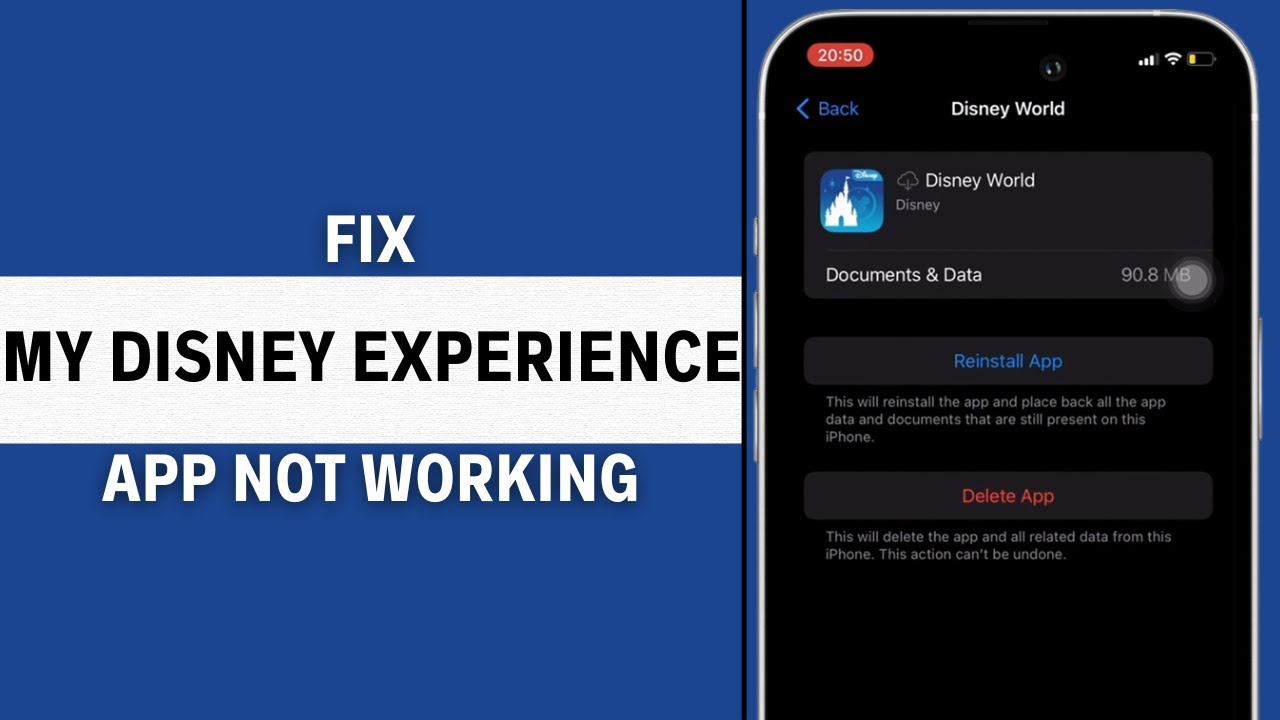 How to Fix My Disney Experience App Not Working (Full Guide) - YouTube