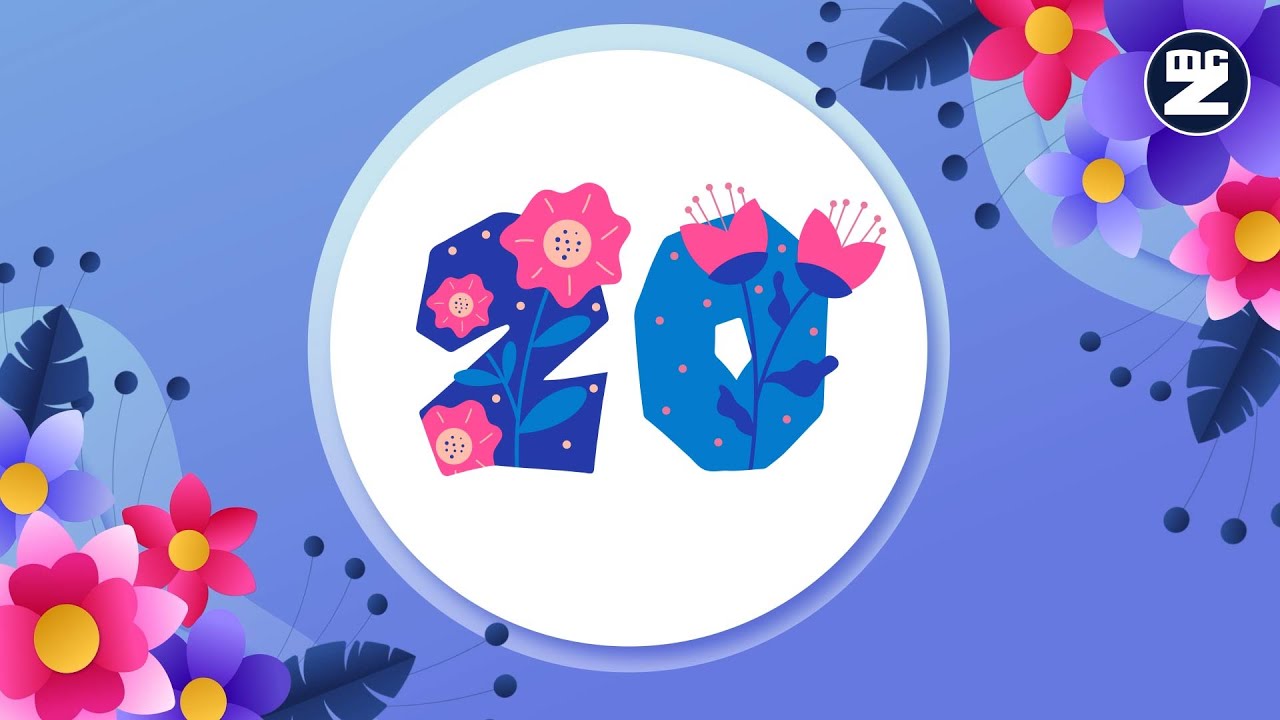 Timer 20 - Countdown 20 seconds Spring with voice - 20 seconds timer - conto alla rovescia - 倒數 ...