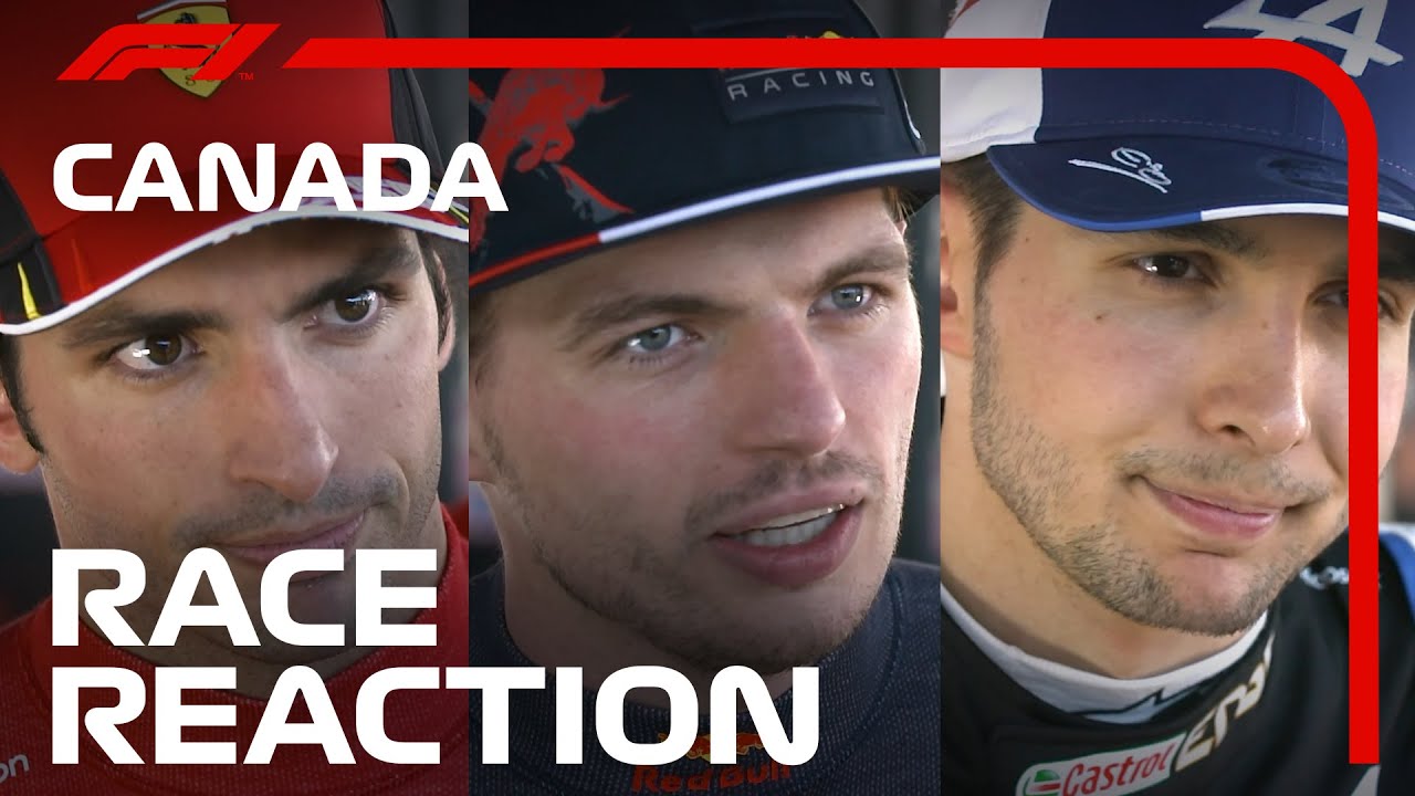Drivers' Post-Race Reaction | 2022 Canadian Grand Prix - YouTube