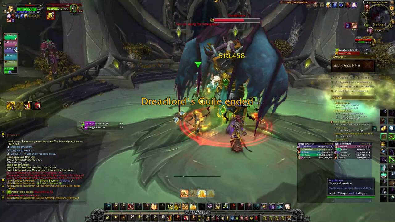 Heroic Black Rook Hold - Lord Kur'talos Ravencrest (Holy Paladin POV ...