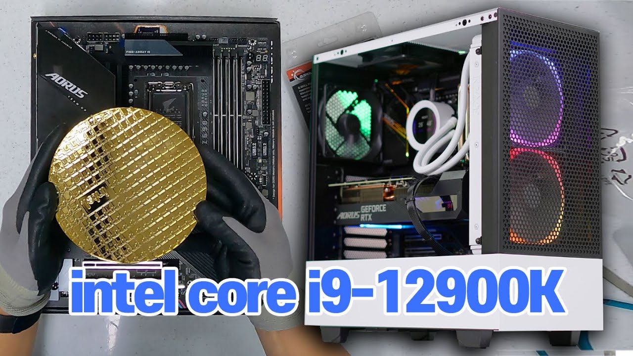 Intel 12th 12900K GamingPC build - YouTube
